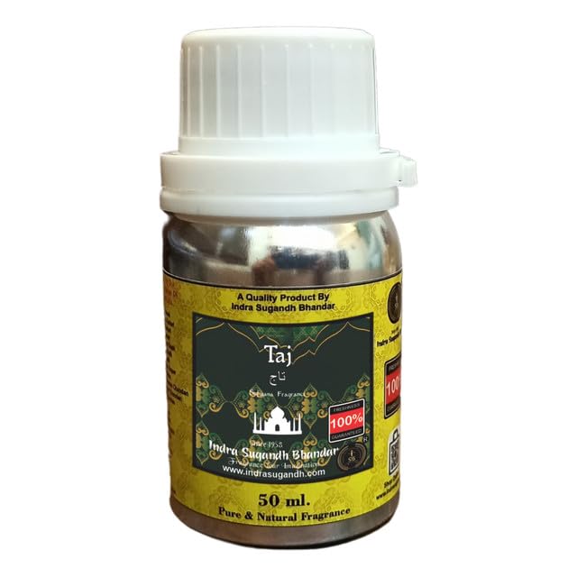 INDRA SUGANDH BHANDAR Luxury Attar For Men|Women Taj 50ml Perfume Oil ...