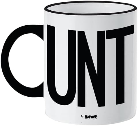 Crunchy Carrots Adult Humour Rude Gift Cup Ceramic UNT CUNT Inside ...