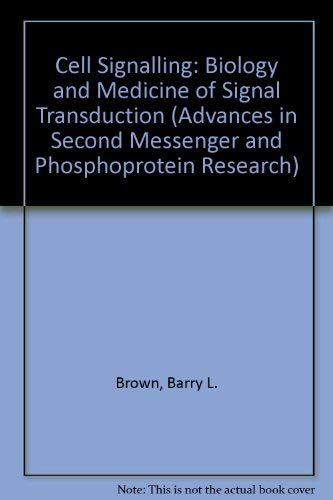 Cell Signalling: Biology and Medicine of Signal Transduction : Brown ...
