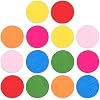 Amazon.com: DECHOUS 100Pcs Round Wood Discs, Colored Wooden Circle DIY ...