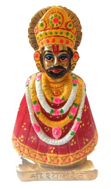 Buy VRINDAVAN LADDU GOPAL TRADERS Shree Khatu Shyam Ji Brass Idol Murti ...