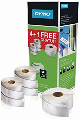 Dymo LabelWriter White Labels (Pack of 5) : Amazon.fr: Office Products