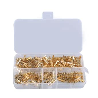 Brass Tin Plate Wire Terminals Electrical Terminals Set Wire Connectors ...