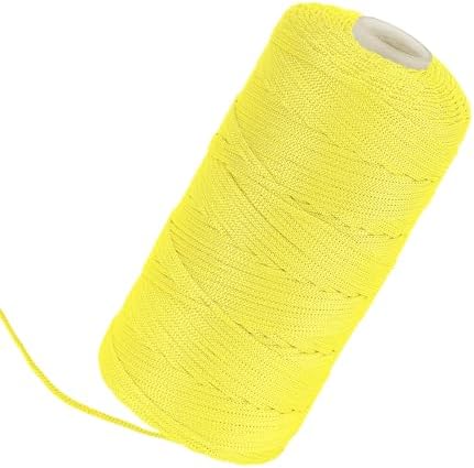 Amazon.com: Yellow Mason Line 600 Ft #18 Braided Nylon Twine String for ...