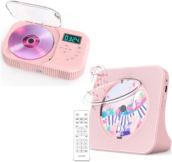Amazon.com: Product Image Greadio CD Player Portable with Bluetooth 5.0 ...
