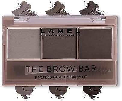 Amazon.com : LAMEL Brow Bar Eyebrow Color Palette - Define, Fill, and ...