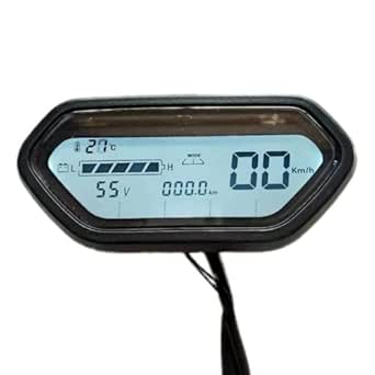 rev counter 48V 60V 72V Universal Electric Motorcycle Digital Odometer ...