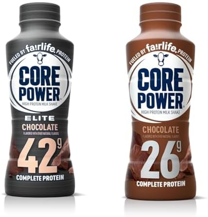Amazon.com: Core Power & Fairlife High Protein Milk Shakes, Chocolate ...