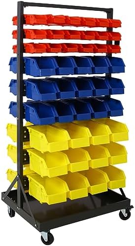 Amazon.com: King's Rack Hanging Bin Rack Storage System Heavy Duty ...