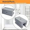 6pcs Shower Door Anti-Collision Block,Furniture Bottom Guide Assembly ...
