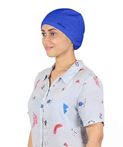 Goodluck Kitchen Cap/Industrial Cap/Catering Cap/Hygiene Cap (Blue ...