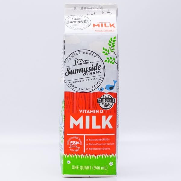 Amazon.com: Sunnyside Farms, Whole Milk, 32 Fl Oz : Grocery & Gourmet Food