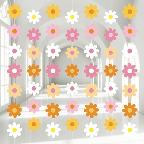 Amazon.com: Pasimy 8 Pieces Daisy Boho Party Decorations Groovy Daisy ...