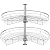 Amazon.com - VEVOR 28" Kidney Shaped Chrome Corner Organizer, 360 ...