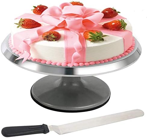 Cake Stand, Rotating Cake Decorating Stand Revolving Pottery Stand ...