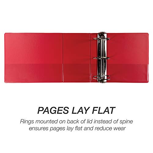 Snapklik.com : Durable 6 Inch Binder, Made In The USA, Locking D Ring ...