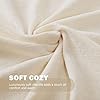 Amazon.com: UTOCOM Chenille Throw Blanket for Couch, Soft Cream Throw ...