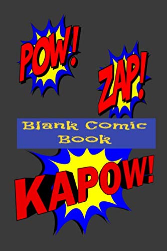 Amazon.com: Pow Zap Blank Comic Book KAPOW: Pow Zap Blank Comic Book ...