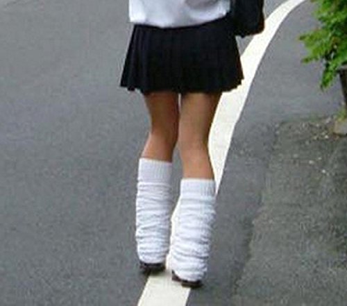 SSJ:Japan School Uniform Loose Socks [US Size 5.5-7.5] 180cm-100cm (70 ...