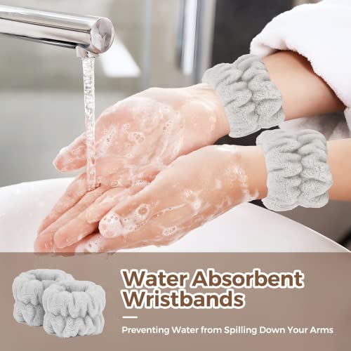 Snapklik.com : 8PCS Wrist Bands For Washing Face, Spa Wrist Towels For ...