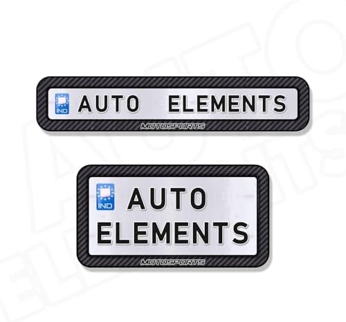 Auto Elements Bike Number Plate Frame Motorcycle Licance Plate Guard ...