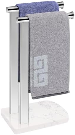 Amazon.com: Siyzda Hand Towel Holder Stand for Bathroom, L- Shaped ...