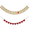Amazon.com: Welcome Home Banner Burlap Sign Party Decorations, Rustic ...