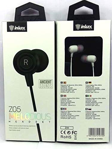 Oxibay Inkax Wired Earphones, Universal 3.5mm Ergonomic Design Headset ...