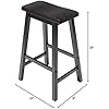 Amazon.com: Legacy Decor Set of 2 Saddleback 29" Bar Height Stools in ...