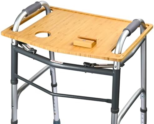 Amazon.com: KEAJVXT Walker Tray with Cup Holder Tray for Walker for ...