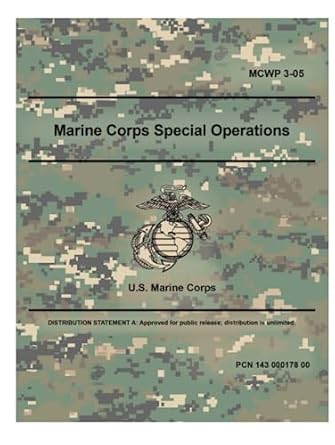 MCWP 3-05 Marine Corps Special Operations: Boudreaux, Luc, Corps, US ...