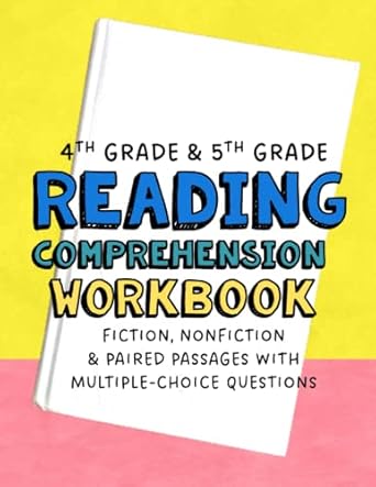 4th grade & 5th reading comprehension workbook: Fiction, nonfiction ...