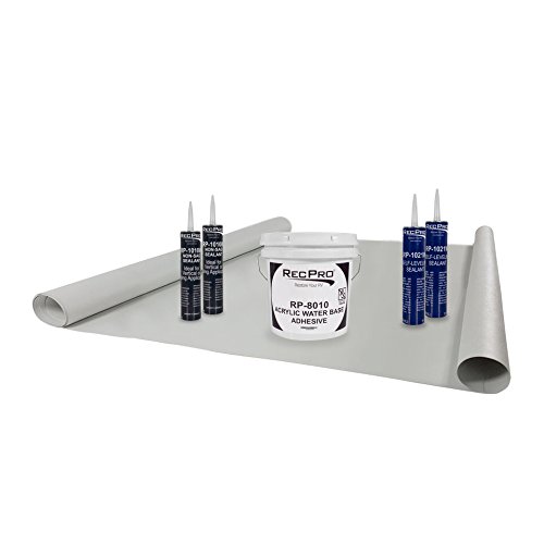 Buy RecPro PVC RV Slide Out Rubber Roof Kit | 4' Wide | RV Rubber Roof ...