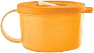Amazon.com: Tupperware Crystalwave Microwaveable Soup Mug in Orange ...