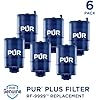 Amazon.com: PUR PLUS Faucet Mount Replacement Filter 6-Pack, Genuine ...