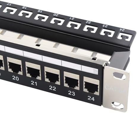 Amazon.com: Cable Matters 1U 19-Inch 24-Port 10Gbps Cat6A Ethernet ...