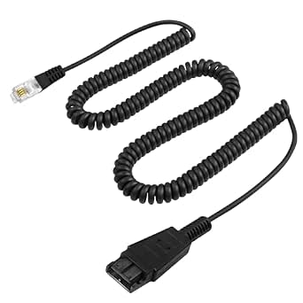Amazon.com: MEIRIYFA HIS Headset Adapter RJ9 to QD Cable,HIS Quick ...