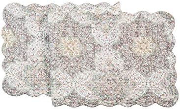 Amazon.com: C&F Home Amelia Cotton Quilted Reversible Table Runner ...