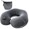 Amazon.com: Keemall Inflatable Travel Neck Pillow, Super Soft Plane ...