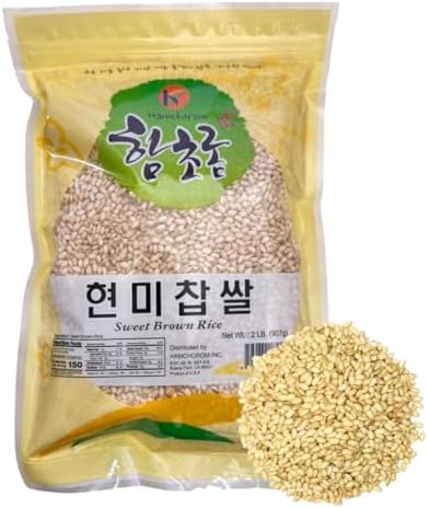 Amazon.com : Brown Sweet Rice Sweet Sticky Rice Glutinous Short Grain ...