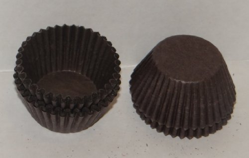 Amazon.com: #4 Brown Paper Candy Cup Cups 1000 Pack Candy Making ...