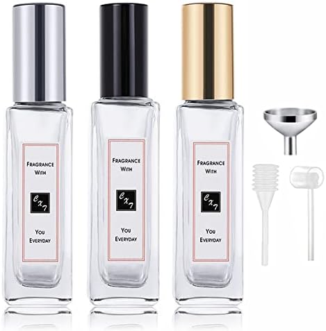 Perfume Travel Refillable, 5Pcs 10ml Empty Perfume Bottles Small ...