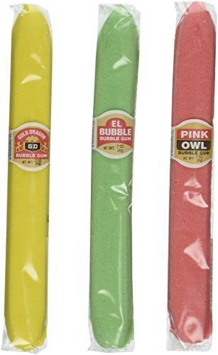Amazon.com : El Bubble Original 6" Bubble Gum Cigars 36 Pack : Chewing ...