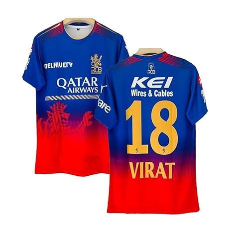 Buy RCB Home Kit Roundneck 2024 (in, Alpha, S, Multicolor) at Amazon.in