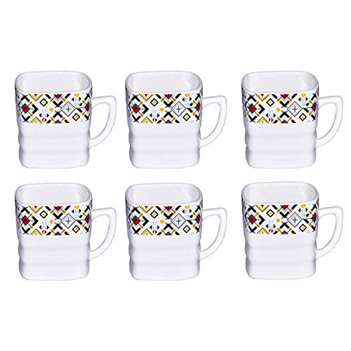Buy Somny Ceramic Coffee Mug Set, 6-Pieces, Multicolour Online at Low ...