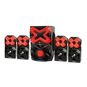 Zeston ZX1313 Home Theatre System Audio Speaker (Black, 4.1 Channel ...