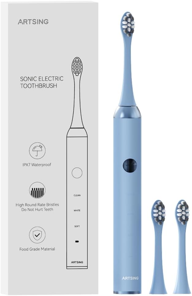 Amazon.com: HISMILE Electric Toothbrush, 3 Brushing Modes, Smart Timer ...