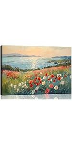 Amazon.com: Sense&Sensitivity Arts-Green View White Birch Forest Canvas ...