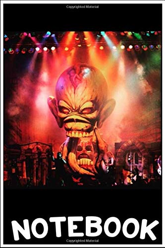 Notebook: Iron Maiden notebook portable small size 6x9 inch |Iron ...