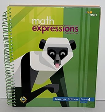 Hmh Math Expressions 2018, Grade 4 (1): Houghton Mifflin Harcourt: 9781328702524: Amazon.com: Books